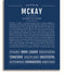 Mckay Personalized Name Meaning Art Prints – Name Stories