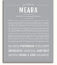 Meara | Name Art Print – Name Stories