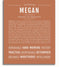 Megan | Name Art Print – Name Stories