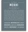 Mekhi Personalized Name Meaning Art Prints – Name Stories