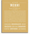Mekhi Personalized Name Meaning Art Prints – Name Stories