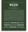 Mekhi Personalized Name Meaning Art Prints – Name Stories