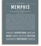 Memphis Personalized Name Meaning Art Prints – Name Stories