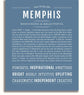 Memphis Personalized Name Meaning Art Prints – Name Stories