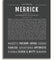 Merrick | Name Art Print – Name Stories