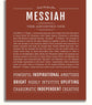 Messiah Personalized Name Meaning Art Prints – Name Stories