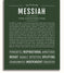 Messiah | Name Art Print – Name Stories
