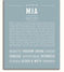 Mia Personalized Name Meaning Art Prints – Name Stories