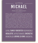 Michael | Name Art Print – Name Stories