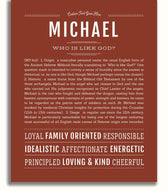 Michael | Name Art Print – Name Stories