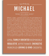 Michael | Name Art Print – Name Stories