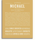 Michael | Name Art Print – Name Stories