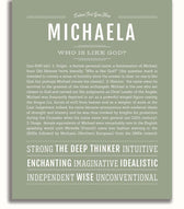 Michaela | Name Art Print – Name Stories