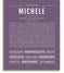 Michele | Name Art Print – Name Stories