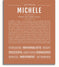 Michele | Name Art Print – Name Stories