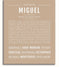 Miguel | Name Art Print – Name Stories