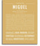 Miguel | Name Art Print – Name Stories