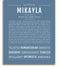 Mikayla Personalized Name Meaning Art Prints – Name Stories