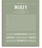 Mikey | Name Art Print – Name Stories