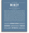 Mikey | Name Art Print – Name Stories
