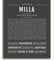 Milla | Name Art Print - Personalized Custom Gifts – Name Stories