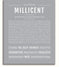 Millicent | Name Art Print – Name Stories