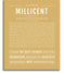 Millicent | Name Art Print – Name Stories