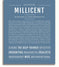 Millicent | Name Art Print – Name Stories