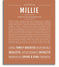 Millie Personalized Name Meaning Art Prints – Name Stories