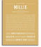 Millie | Name Art Print – Name Stories