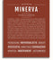 Minerva | Name Art Print – Name Stories