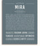 Mira | Name Art Print – Name Stories