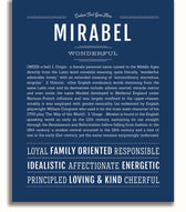 Mirabel | Name Art Print – Name Stories