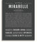 Mirabelle | Name Art Print – Name Stories