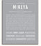Mireya | Name Art Print – Name Stories