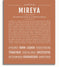 Mireya | Name Art Print – Name Stories