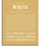 Mireya | Name Art Print – Name Stories