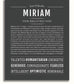 Miriam | Name Art Print – Name Stories