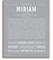 Miriam | Name Art Print – Name Stories