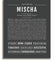 Mischa Personalized Name Meaning Art Prints – Name Stories