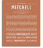 Mitchell Personalized Name Meaning Art Prints – Name Stories