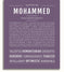 Mohammed | Name Art Print – Name Stories