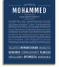 Mohammed | Name Art Print – Name Stories