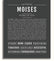 Moises | Name Art Print – Name Stories