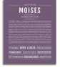 Moises | Name Art Print – Name Stories