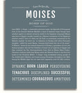 Moises | Name Art Print – Name Stories