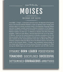 Moises | Name Art Print – Name Stories