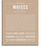 Moises | Name Art Print – Name Stories