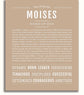Moises | Name Art Print – Name Stories