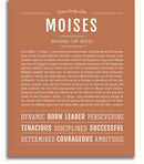 Moises | Name Art Print – Name Stories
